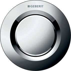 Geberit - Oddálené ovládání typ 01, pneumatické, pro 1 množství splachování, lesklý chrom 116.040.21.1