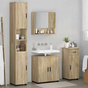 Sada koupelnového nábytku 4 ks Sonoma dub 61 x 35 x 64 cm 3392975