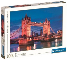 Clementoni - Puzzle 1000 Tower Bridge v noci