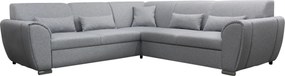 XXXLutz ROHOVÁ SEDAČKA, textil, světle šedá Livetastic - Sedací soupravy - 001574004214