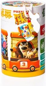 Puzzlika 13050 Vlak 94 cm  - naučné puzzle 20 dílků