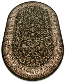 Oválný koberec ROYAL ADR 1745 zelený Rozměr: 100x180 cm