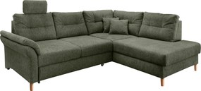 XXXLutz ROHOVÁ SEDAČKA, textil, tmavě zelená Livetastic - Sedací soupravy - 002310012740