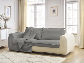 Tmavě šedá pohovka na každodenní spaní/rozkládací 236 cm Archimede – Bobochic Paris