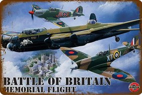Plechová cedule Battle of Britain Velikost: A4 (30 x 20 cm)