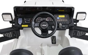 Elektrické autíčko Jeep Wrangler Rubicon LIFT bílé