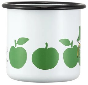 Hrnek Moomin Joyful Apples 0,37l, smalt / bílo-zelený
