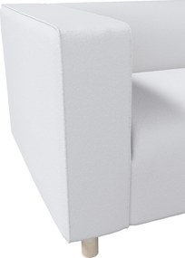 Potah na pohovku IKEA  Klippan 2-místná barva bílá látka pletený vzor
