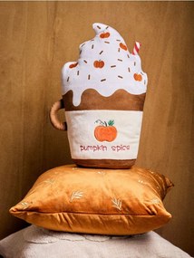 Sinsay - Dekorační polštář ve tvaru nápoje Pumpkin Spice Latte - vícebarevná