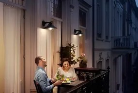 Philips Cormorant 1x42W černá / Venkovní nástěnné svítidlo / E27 / IP4