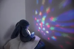 Doudou Hrací skříňka s projekcí Králíček bílá