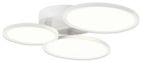 Top Light - LED Stmívatelný přisazený lustr LED/50W/230V bílá + dálkové ovládání