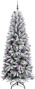 Umělý vánoční stromeček Bílá 240 cm PVC, plast, ocel a PE 3396075