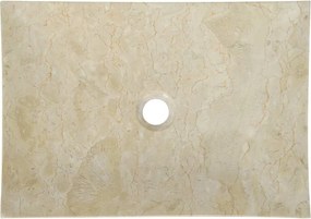 Umyvadlo 50 x 35 x 12 cm mramor krémové 142765