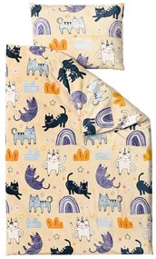 Mikroplyšové povlečení PURRSLEEP béžové Rozměr povlečení: 70 x 90 cm | 140 x 200 cm