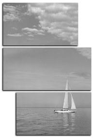 Obraz na plátně - Plachetnice na moři - obdélník 7248QD (105x70 cm)