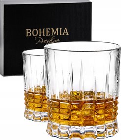 Křišťálové sklenice na whisky Bohemia Prestige Perfecto 6 Ks s tlustým dnem