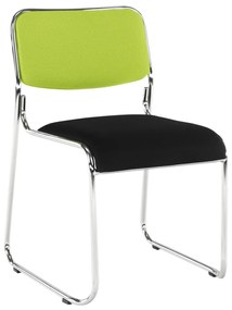 Zasedací židle, zelená/černá síťovina, Tempo Kondela BULUT
