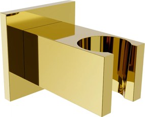 Mexen příslušenství - 1-bodový držák na ruční sprchu, zlatá, 79350-50