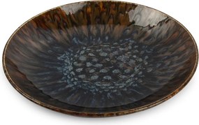 Hnědý hluboký porcelánový talíř ø 26 cm Resto – BonBistro