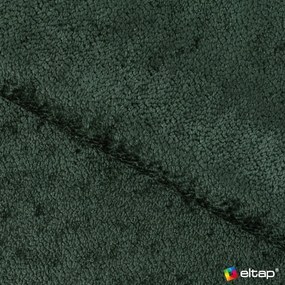 Zelená rozkládací/s úložným prostorem rohová pohovka z textilie bouclé (levý roh/do L) Ferucce – ELTAP