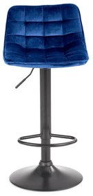 Barová židle Kinsley, modrá / černá