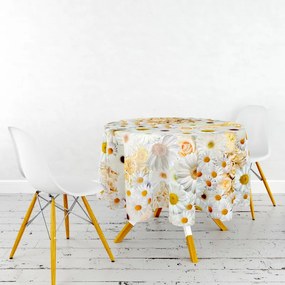 Ubrus PVC kulatý DC-570 - Romantické květy (různé velikosti)