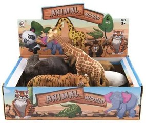 Teddies Zvířátko safari ZOO 11-17 cm