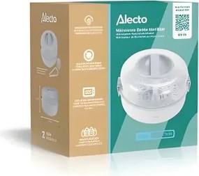 Alecto BW-04 bílá / Sterilizátor do mikrovlnné trouby / 4 láhve / 150