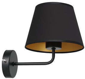 Nástěnná lampa ARDEN 1xE27/60W/230V černá/zlatá