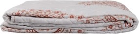 Bílý prošívaný přehoz přes postel Audrey - 140*220 cm