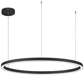 Palnas Dara, Závěsné designové led svitidlo Barva: Černá, Velikost: 98cm, Konfigurace: Dálkové ovládání