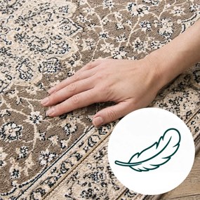 Angel Carpet, Kusový koberec Sultan 42 Beige, 80x150, béžová, kancelář
