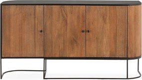 Komoda z mangového dřeva v přírodní barvě 165x90x40 cm Curve – MOME