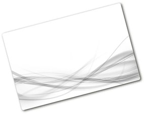 Wallmuralia Deska na krájení skleněná Abstrakce vlny 80x52 cm