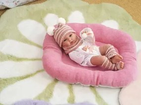 Llorens 63512 NEW BORN HOLČIČKA - realistická panenka miminko s celovi