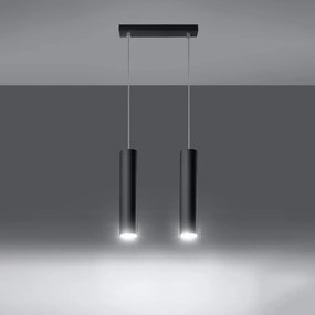 Sollux Lighting Závěsné svítidlo LAGOS 2 černé