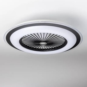 Brilagi - LED Stmívatelné svítidlo s ventilátorem RONDA LED/48W/230V černá + DO