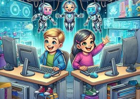 Art puzzle puzzle programování robotů 200 dílků