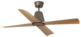 FARO 34106-Stropní ventilátor TYPHOON M hnědá pr. 130 cm IP44 + dálkové ovládání