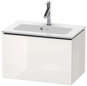 Duravit L-Cube - Umyvadlová skříňka Compact, 40x62x39 cm, 1 zásuvka, lesklá bílá LC615602222