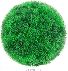 Umělé buxus koule 2 ks 22 cm 315478