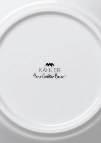 Bílý porcelánový polévkový talíř Kähler Design Hammershoi, ⌀ 21 cm