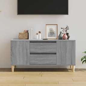 vidaXL TV skříňka 102x44,5x50 cm kompozitní dřevo [819602] Barva: Bílá