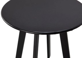Odkládací stolek fer malý černý MUZZA