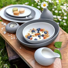 TESCOMA Talíř servírovací FANCY HOME Stones 25 cm, šedý