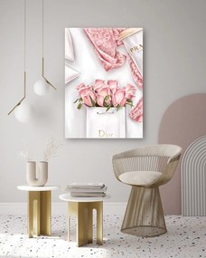 Gario Obraz na plátně Růže v tašce Dior Rozměry: 40 x 60 cm