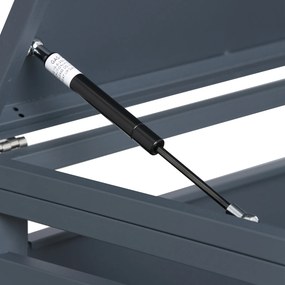 Přístřešek na popelnici 240 l, 1160 x 695 x 800 mm