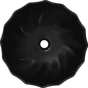 vidaXL Umyvadlo 46 x 17 cm keramika [143922] Barva: Černá