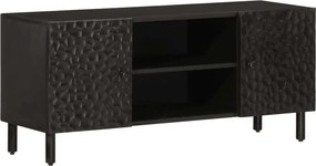 vidaXL TV skříňka 105x33x46 cm masivní mangovníkové dřevo [356891] Barva: Černá